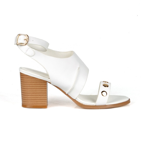 Nature Breeze | Shoes | Opel Slingback Womens Chunky Heel Sandals ...
